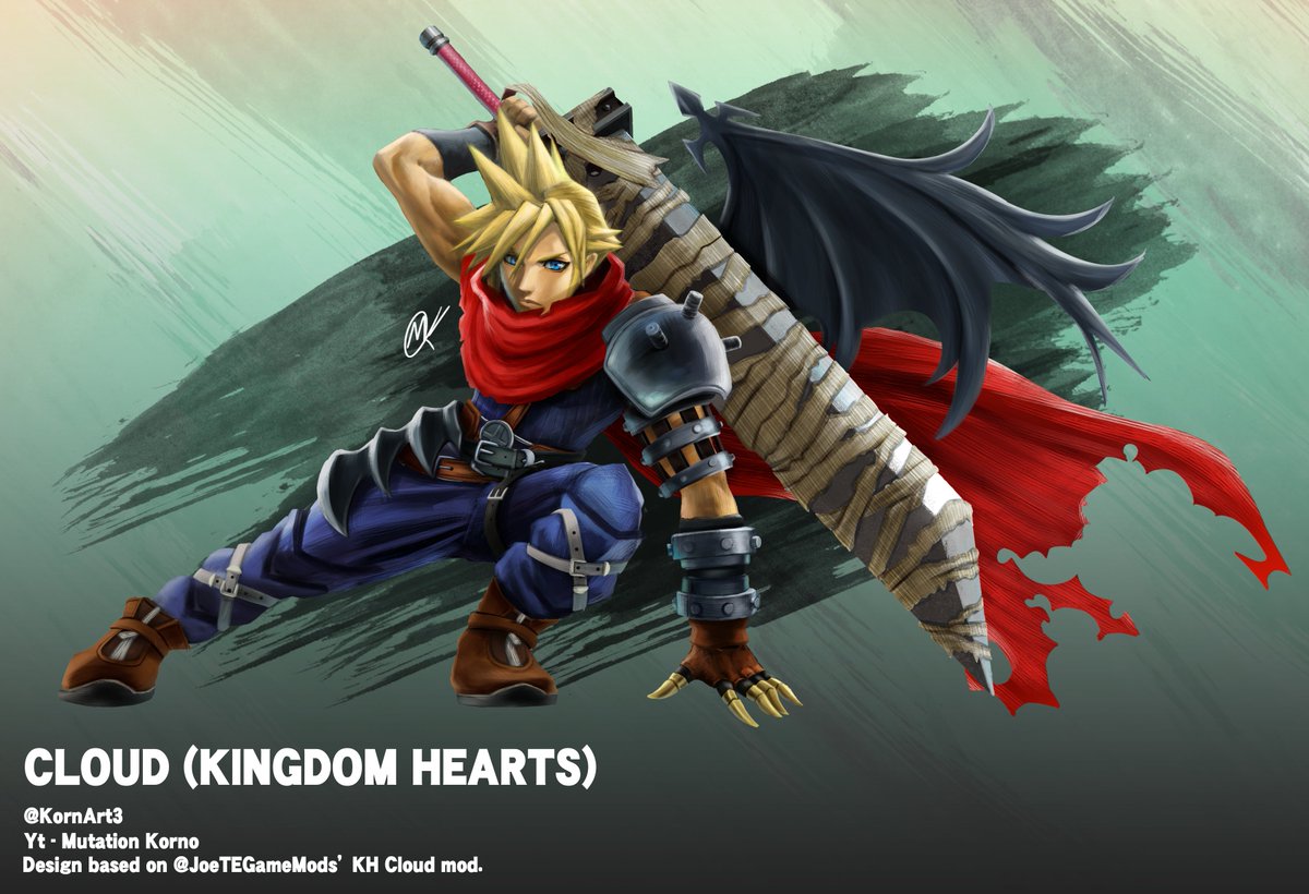 Kingdom Hearts Cloud Wallpaper