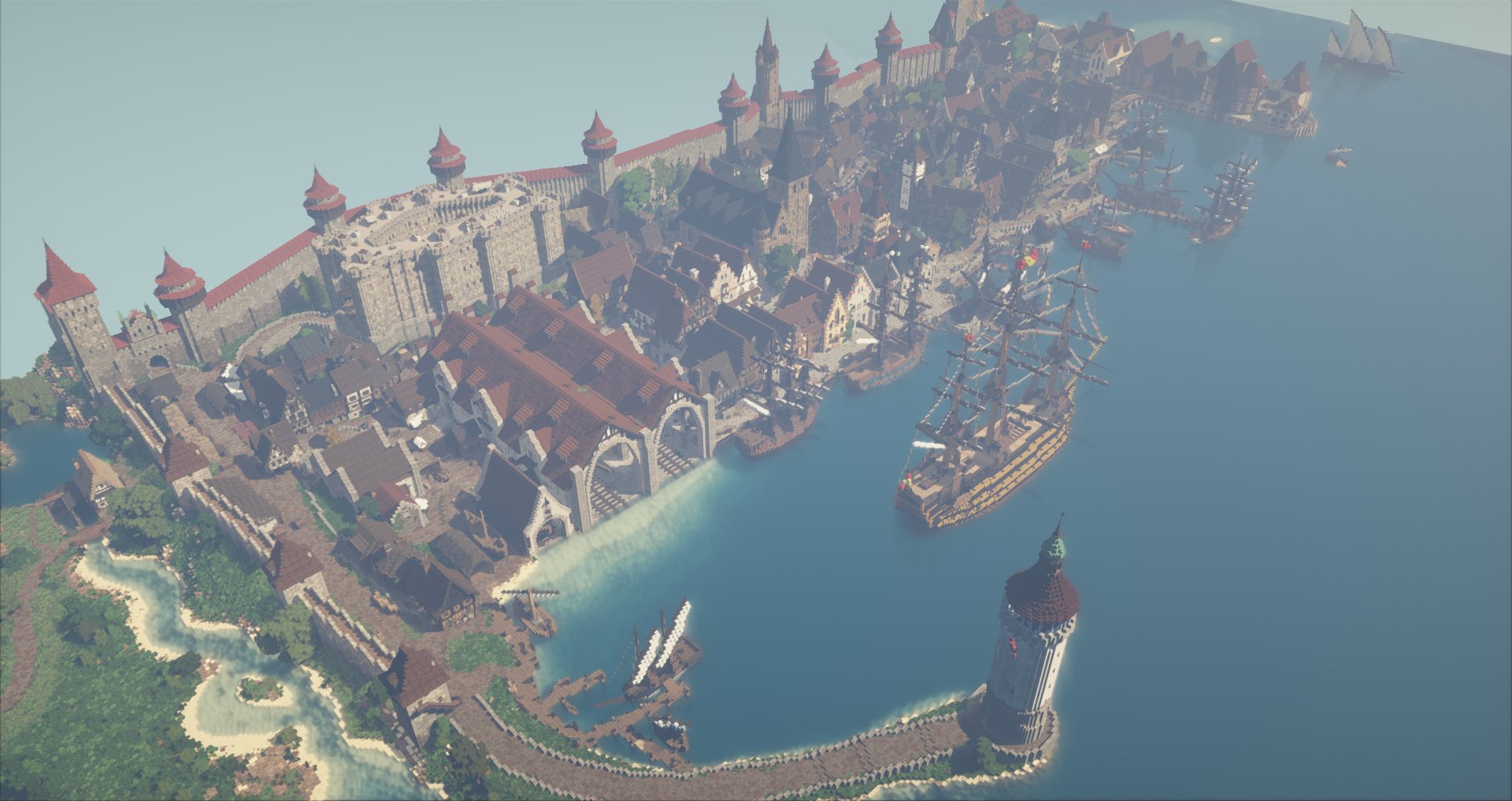 Medieval Port City Map