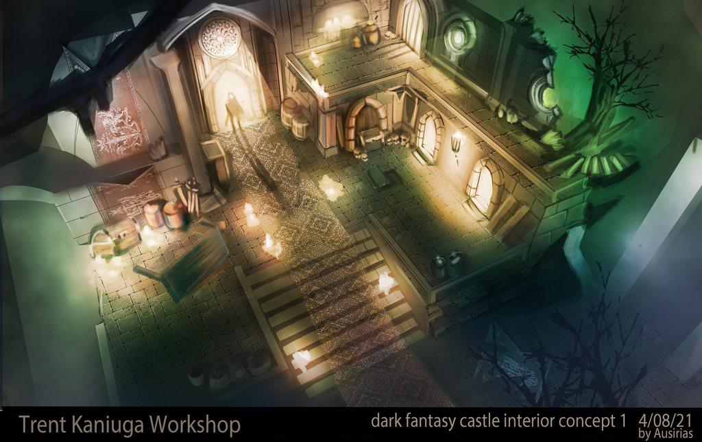 Dark Fantasy Castles Interior