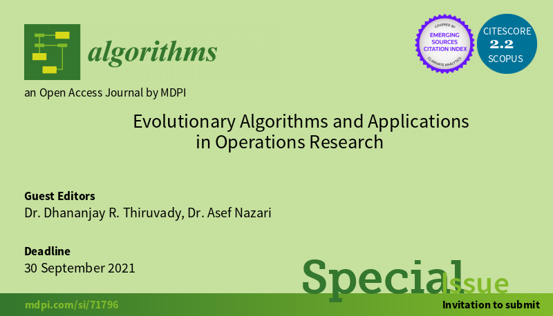 Algorithms MDPI on Twitter: Algorithms MDPI on Twitter: