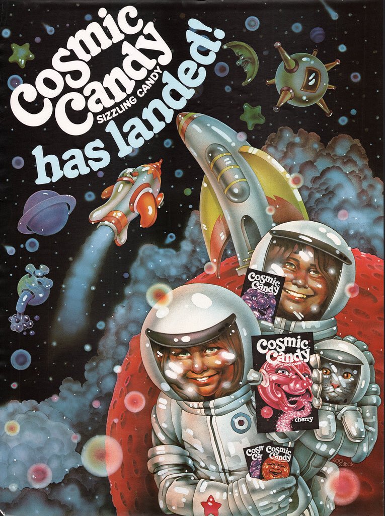 Astronaut Chocolate Candy 70s