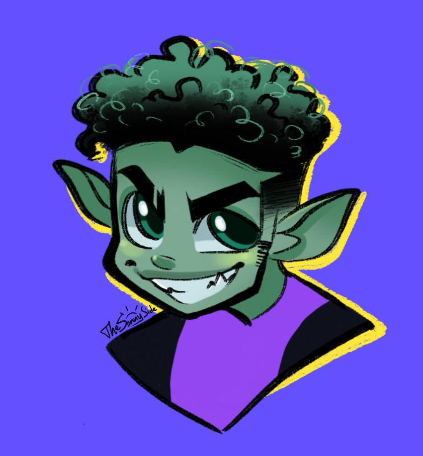 Dark Female Beast Boy