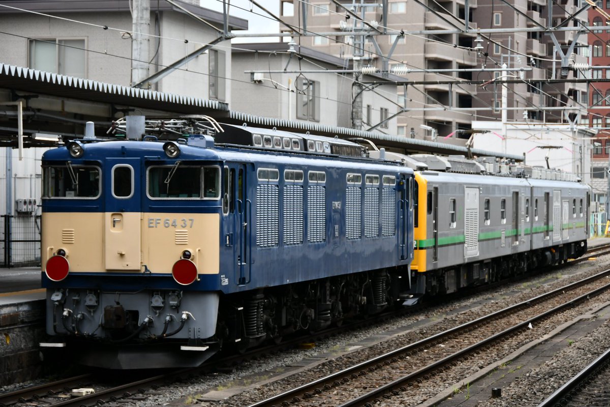 えぬ on Twitter: "【続き】 E493系オク01編成＋EF64 37の試運転は甲府駅を出発しました。 一応これは連結訓練ですが一見すると廃車回送のように見えてしまうのが・・それにし ...