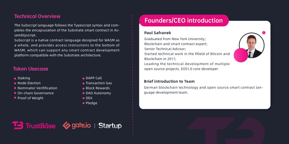 Gate.io Exchange on Twitter: "🔥https://t.co/8kWqgEeplL Startup Initial Offering: $TBE @TrustBase ...