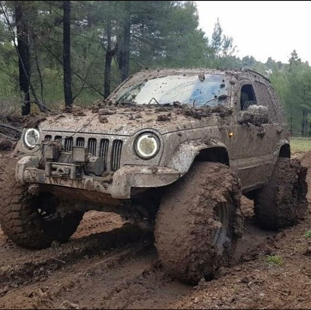 Lifted Jeep Liberty Off Road 2007 Jeep Liberty Wheel Offset Slightly