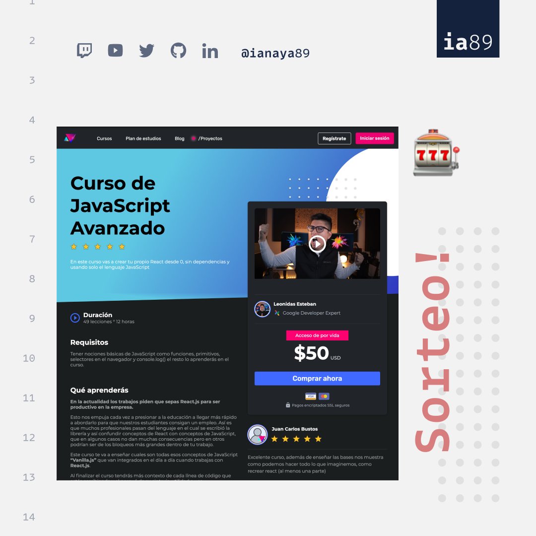 Nacho Anaya on Twitter: "🎰 Arrancamos el proximo sorteo de contenido en ...