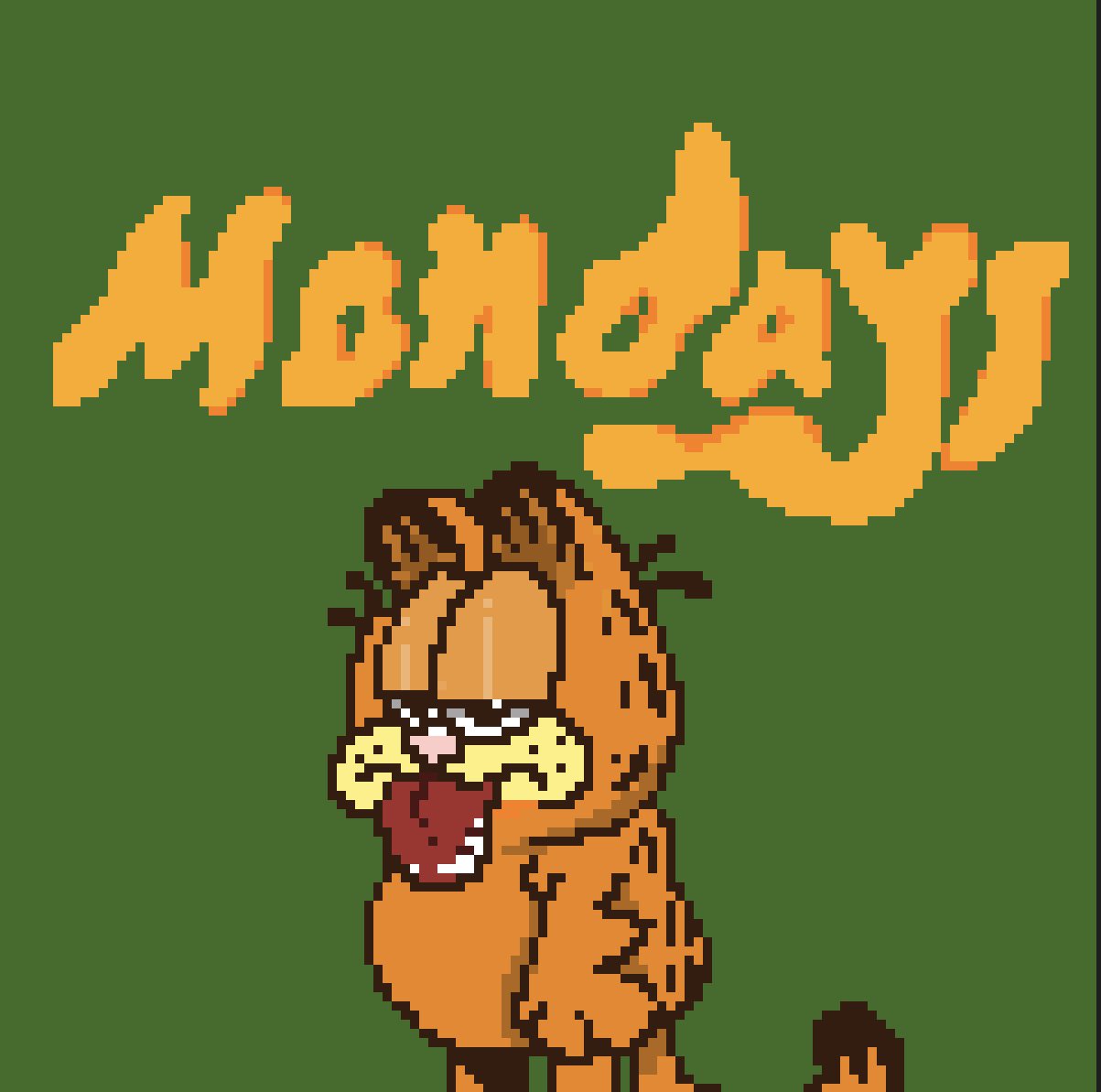 Garfield Mondays Gif