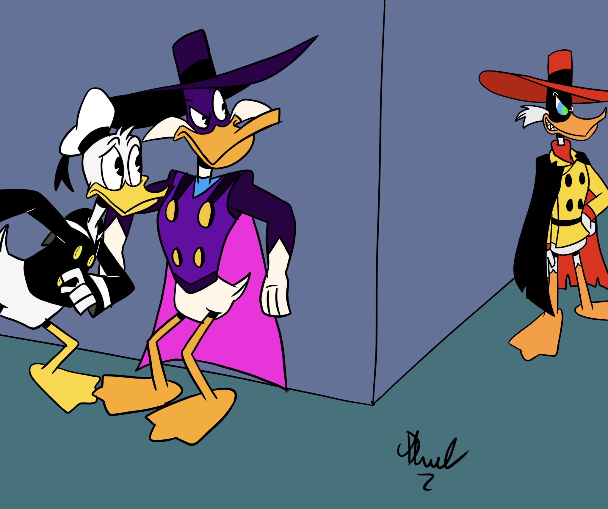 Darkwing Duck Vs Negaduck
