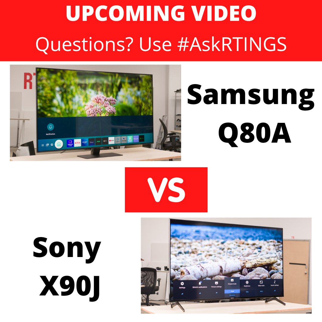 RTINGS.com on Twitter: "We're getting ready to record our first 2021 TV "Versus" video! First up ...