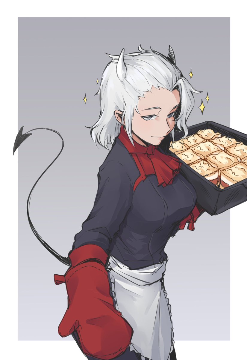 helltaker「 Justice the Apple Pie Demon #Helltaker 」|Byubiiのイラスト