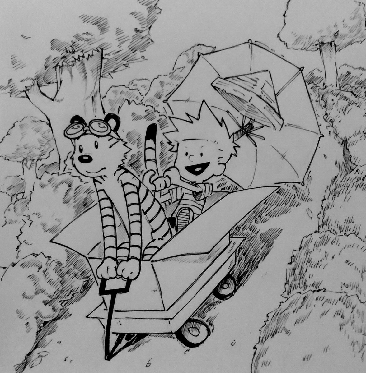 「Calvin y Hobbes 」Andony Strawhatの漫画