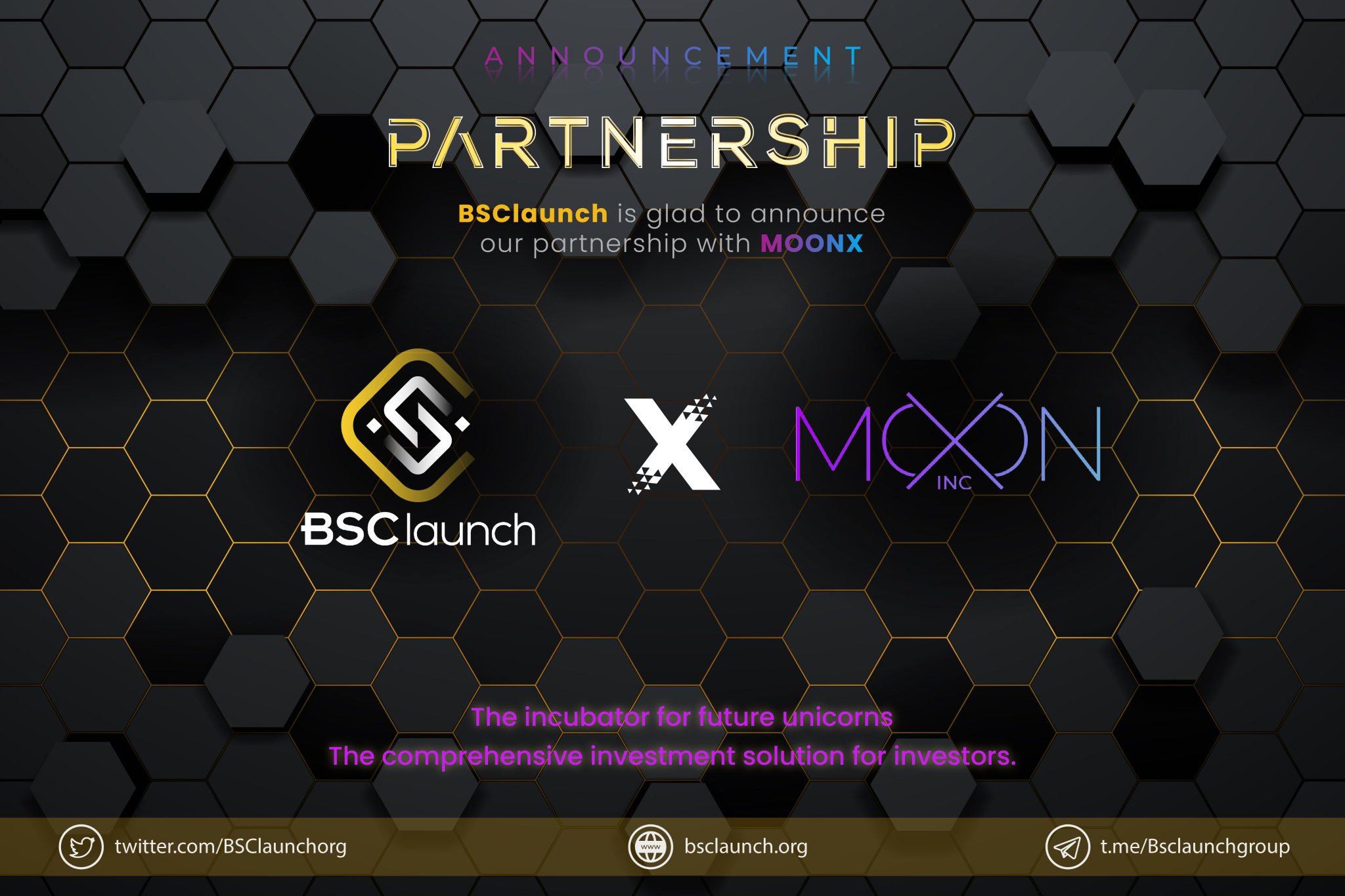 BSClaunch - An Ecosystem Launcher #BSC on Twitter: "🌕BSCLaunch x MOON INC🌑 BSCLaunch is very ...