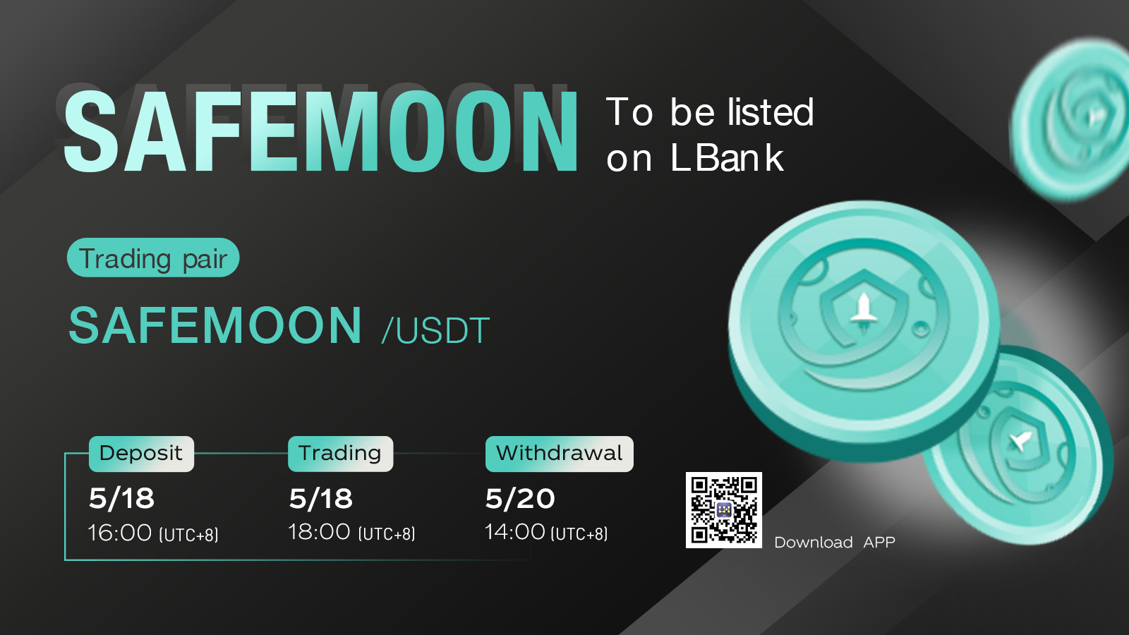 LBank.com on Twitter: "🔥 New #listing 💫 $SAFEMOON (SafeMoon) to be listed on LBank @safemoon 🔖 ...