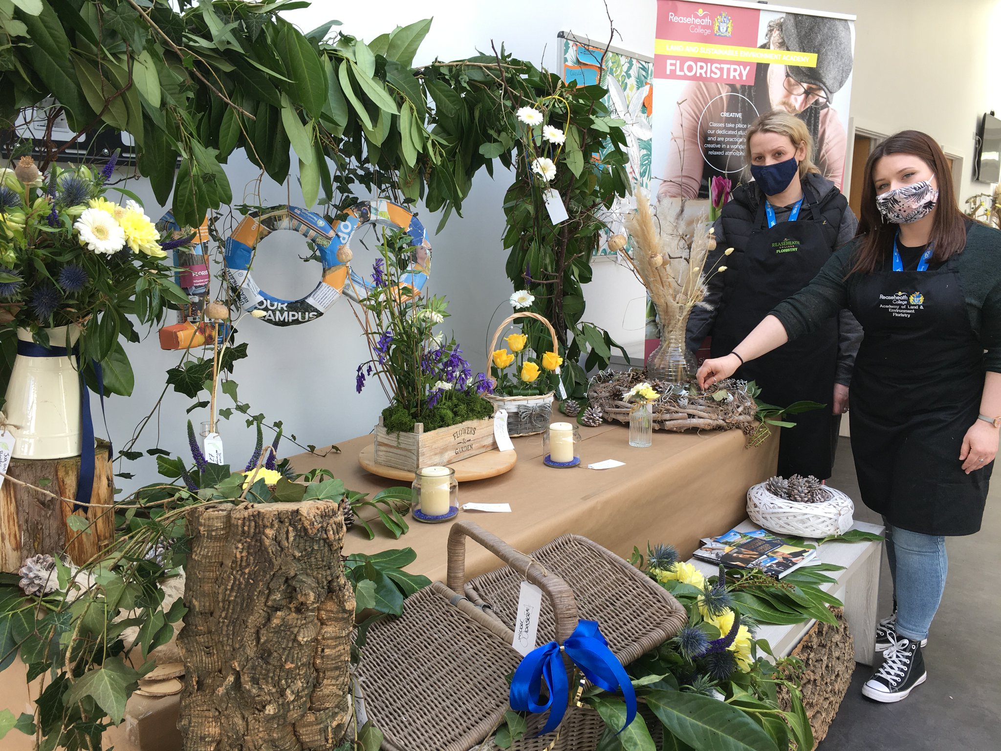 Reaseheath College on Twitter: "Our floristry students have been preparing for our centenary ...