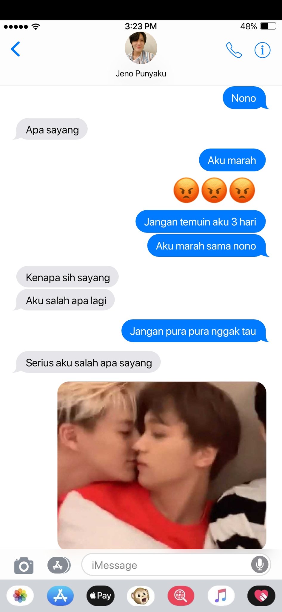 kaev | noren au📌 on Twitter: "Noren onetweet Cw // nsfw 🔞 - Perkara Cium