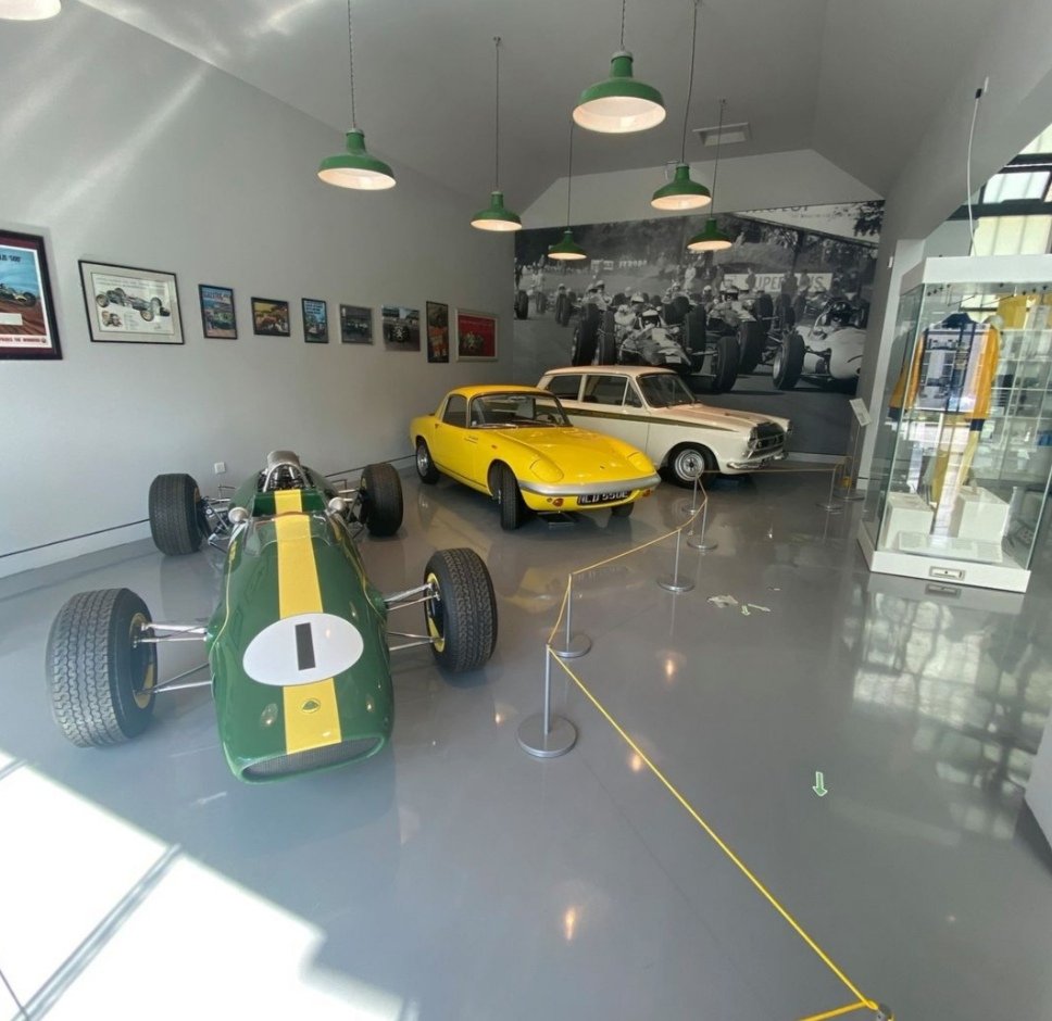 Jim’s 1967 yellow Elan looks great next to Dario’s ex-Clark Cortina ...