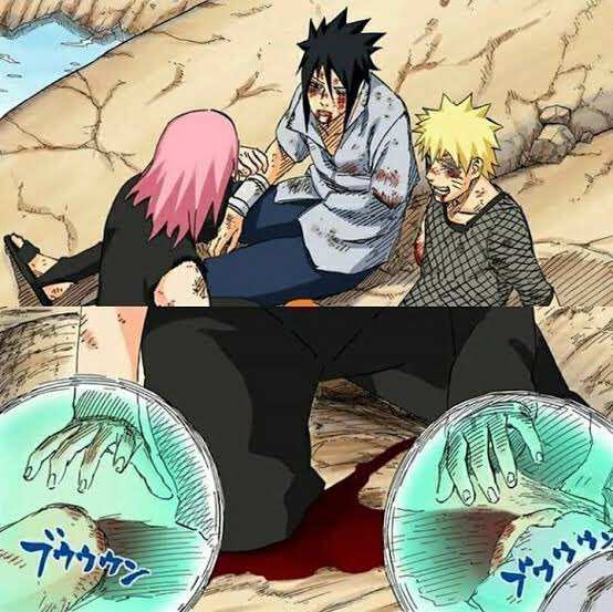 Naruto Saves Sakura