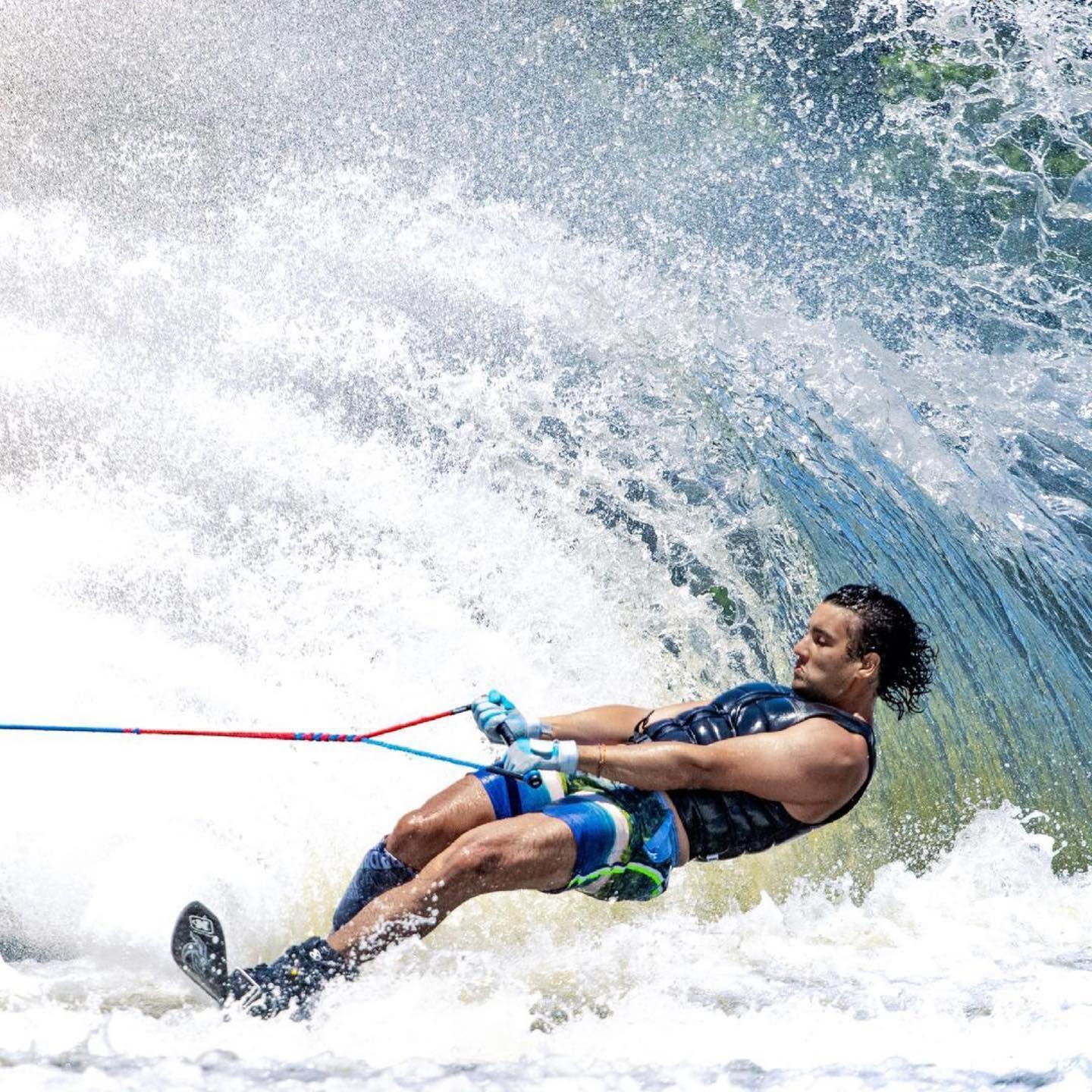 World Record Slalom Water Skiing