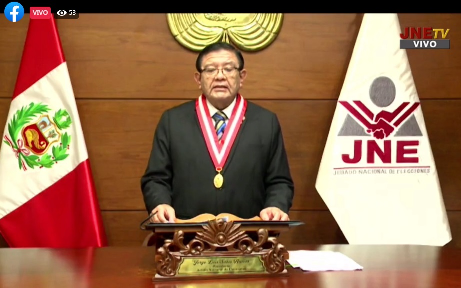 Jne Perú On Twitter Ahora Transmisión Envivo De La Proclamación