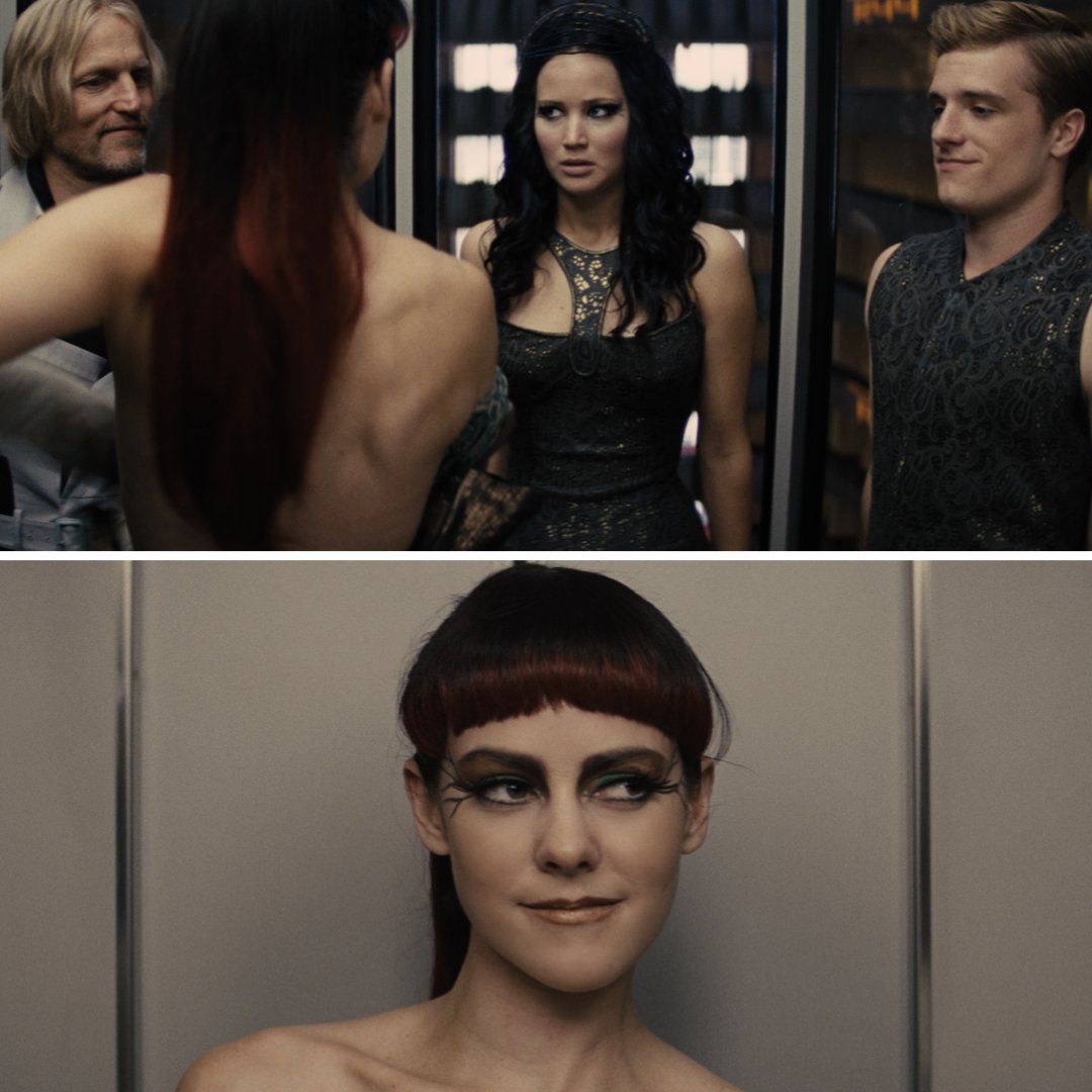 Hunger Games Catching Fire Johanna Elevator Scene