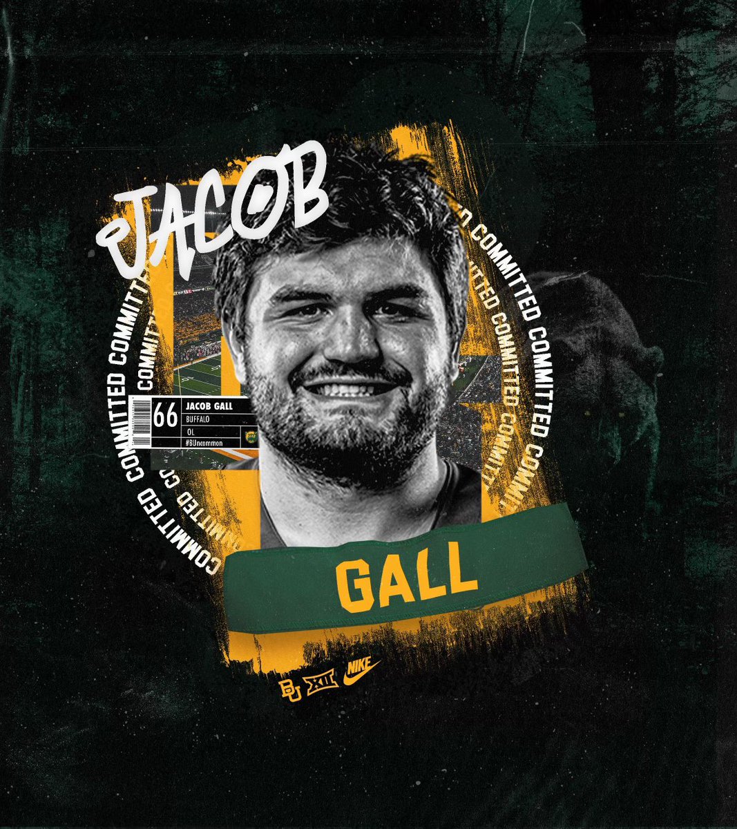 Buffalo OL Jacob Gall transfers to Baylor : r/CFB
