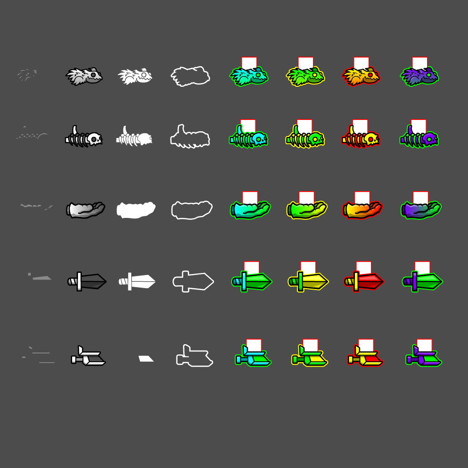 Ships Geometry Dash All Characters