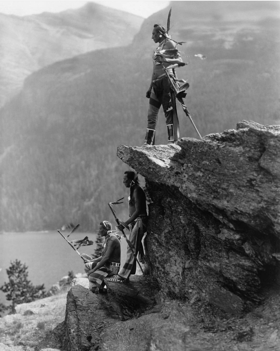 Archaeology & Art on Twitter: "Native Americans at Glacier National ...