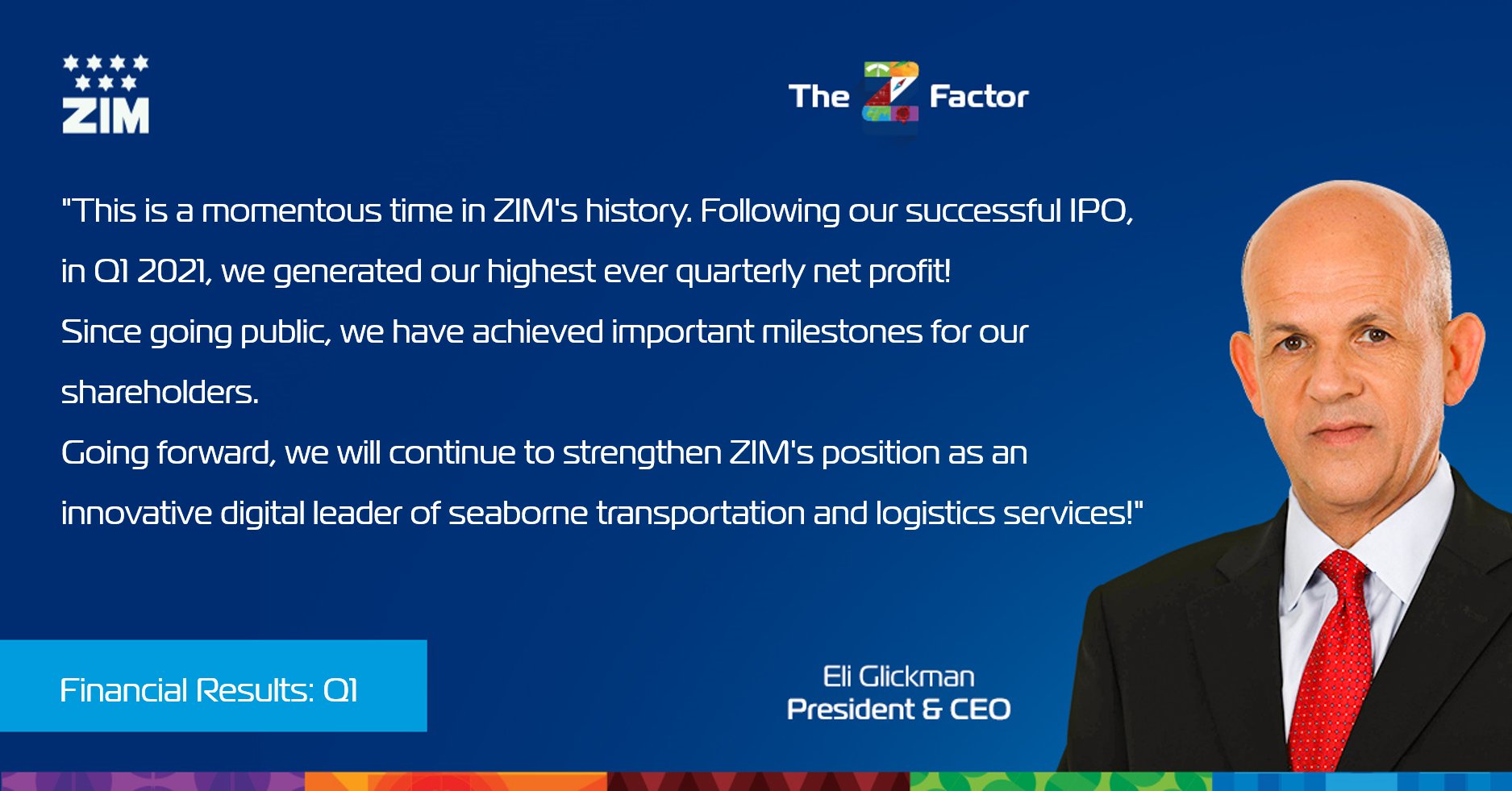ZIMShipping on Twitter: "We are excited to announce our Q1 financial results! Thanks to our ...
