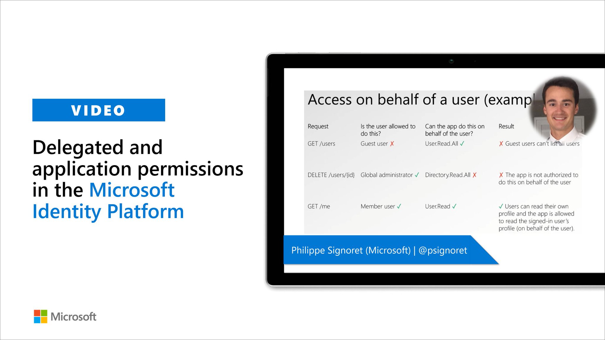 Microsoft 365 Developer on Twitter: "🤩 Great #Microsoft365dev demo by @psignoret on delegated ...