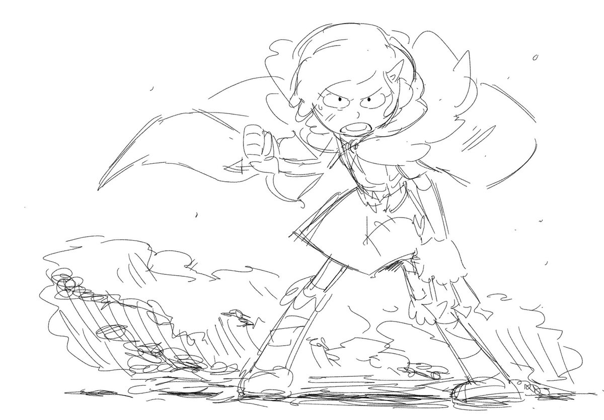 「Have a marcy sketch I drew a week(?) ago #amphibia #amphibia」SOURBEEFIOの漫画