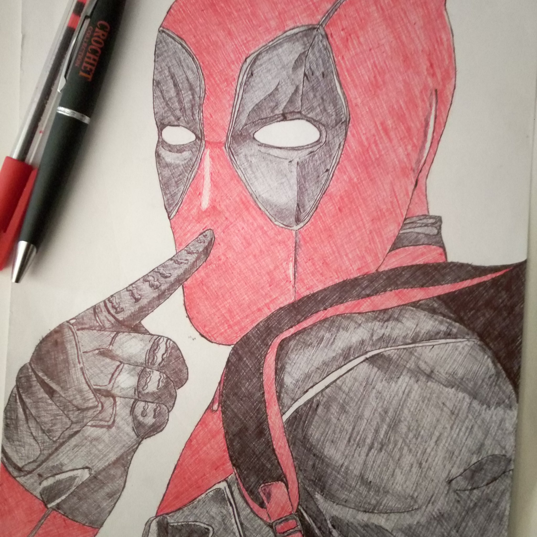 Deadpool Drawing Dead Pool