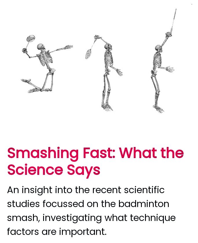 Badminton Smash Technique