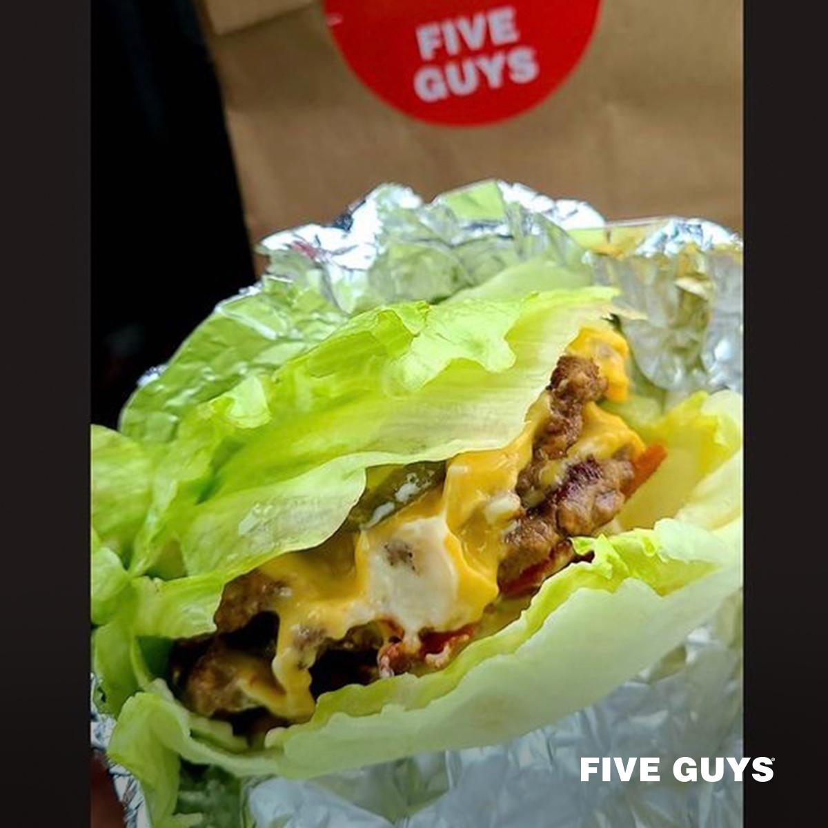 Five Guys Little Bacon Cheeseburger