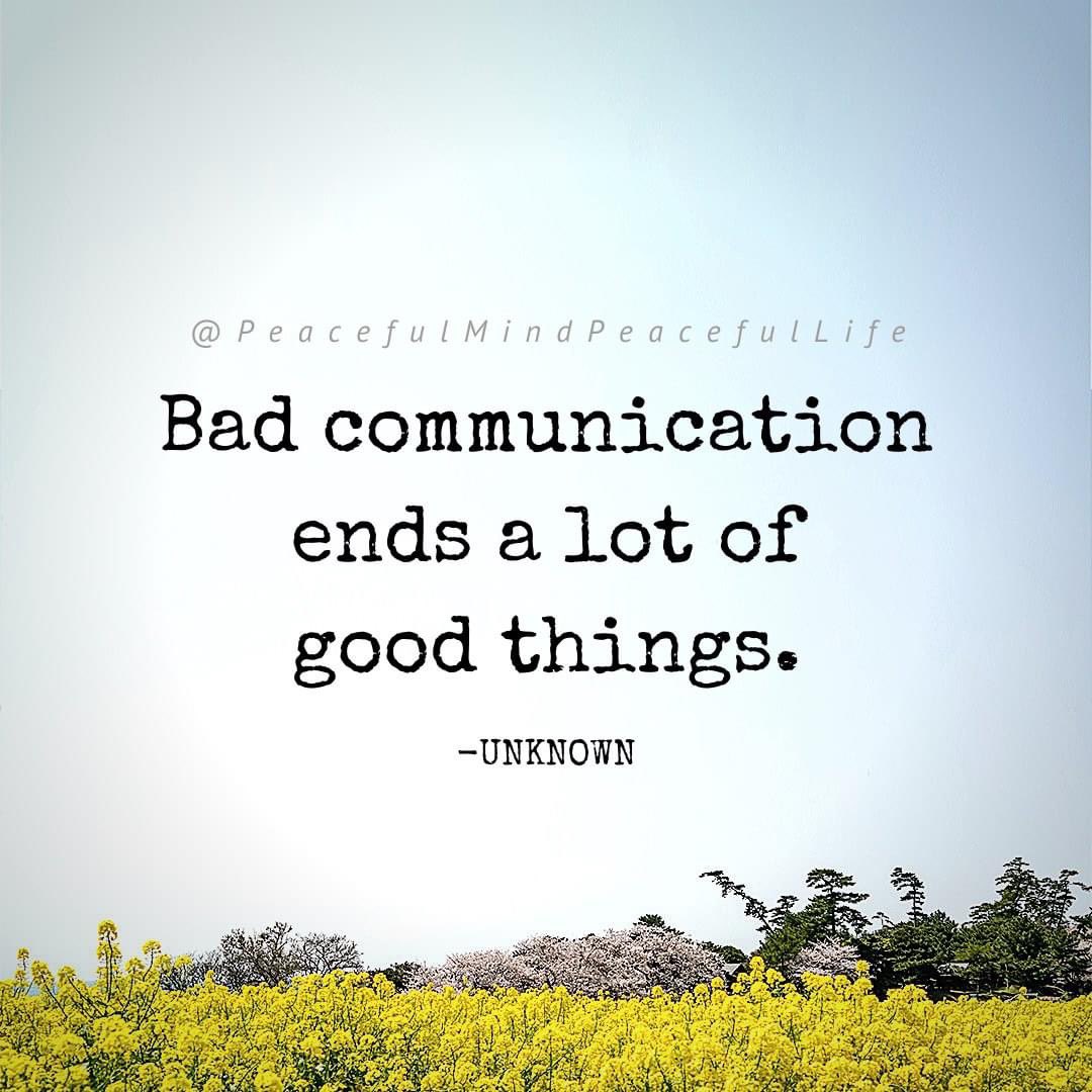 Bad Communication Quotes