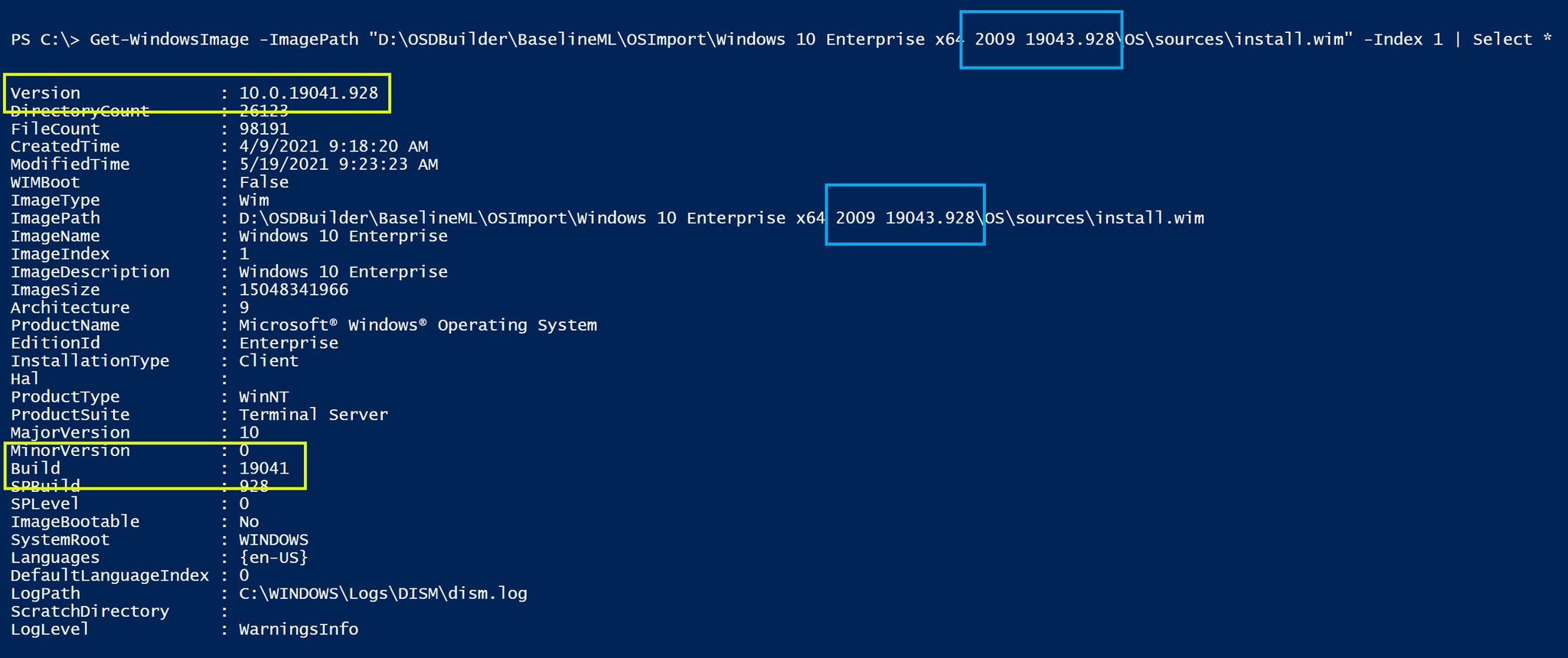 David Segura | MVP on Twitter: "The problem is there is no way to tell from Get-WindowsImage ...