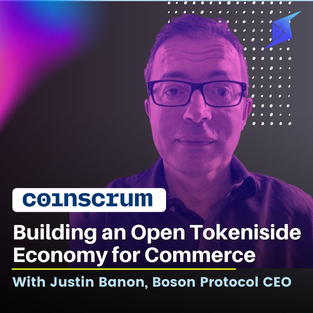 Bolt+ on Twitter: "Founder and CEO of @BosonProtocol, @JBanon, joins Coinscrum today to share ...
