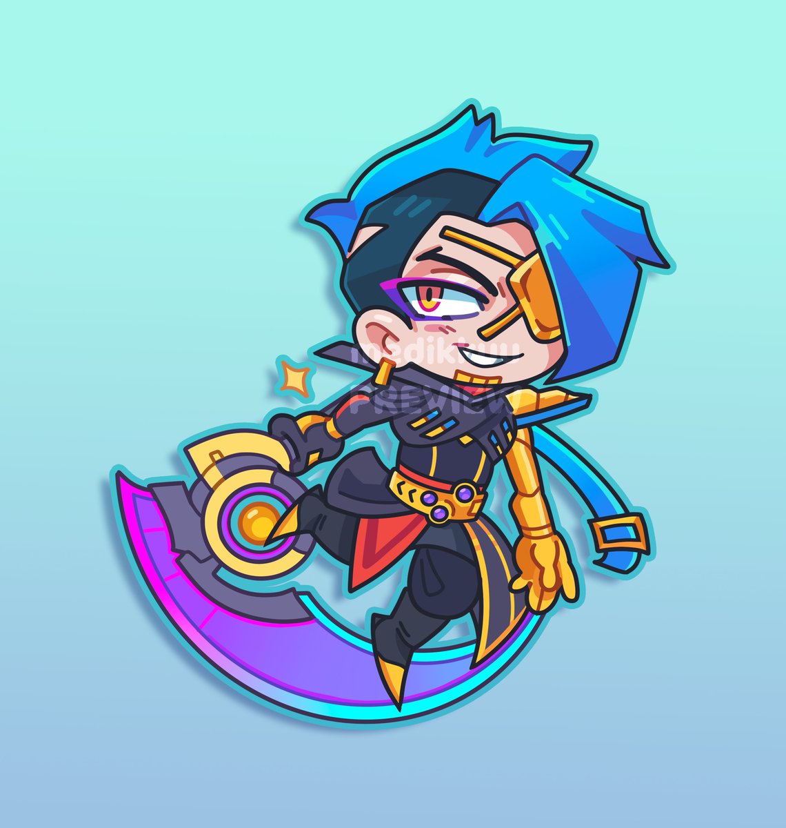 「odyssey kayn chibi commission >:3 thi」| ☁️ MEDI !のイラスト