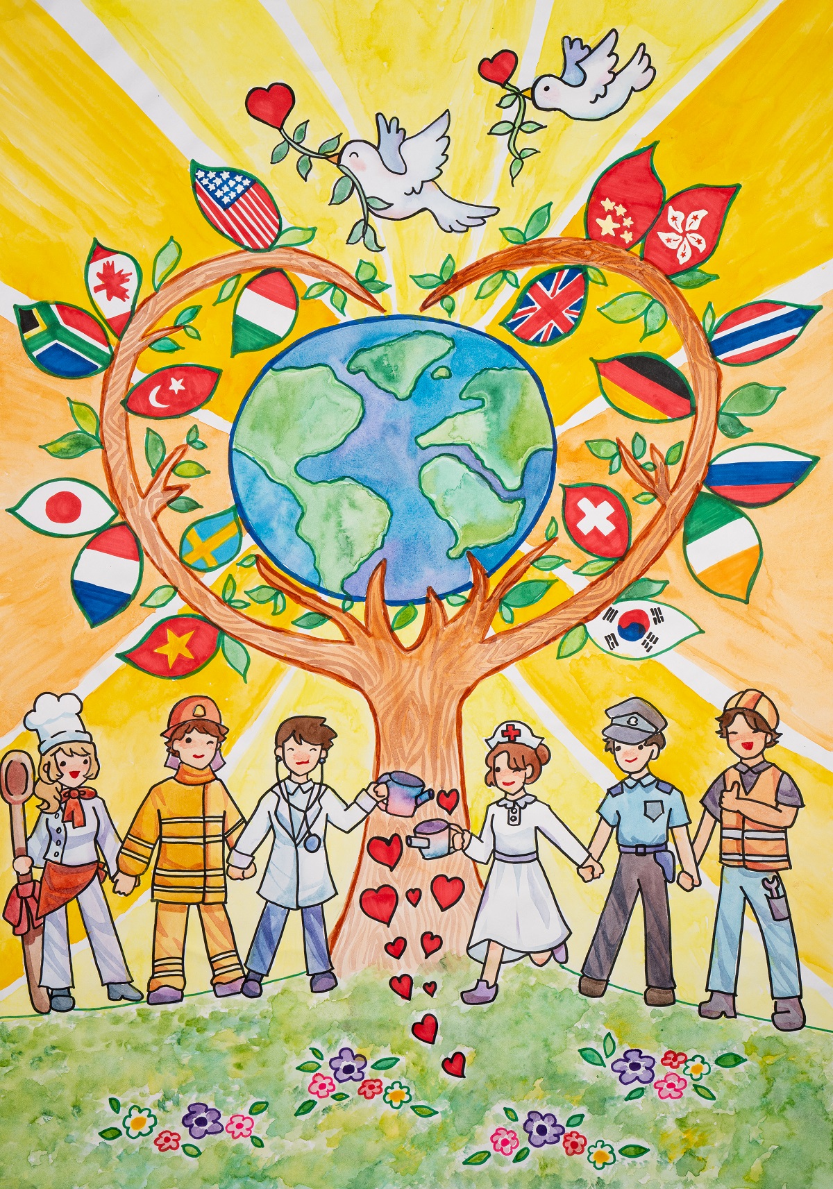 World Peace Poster Contest Winner