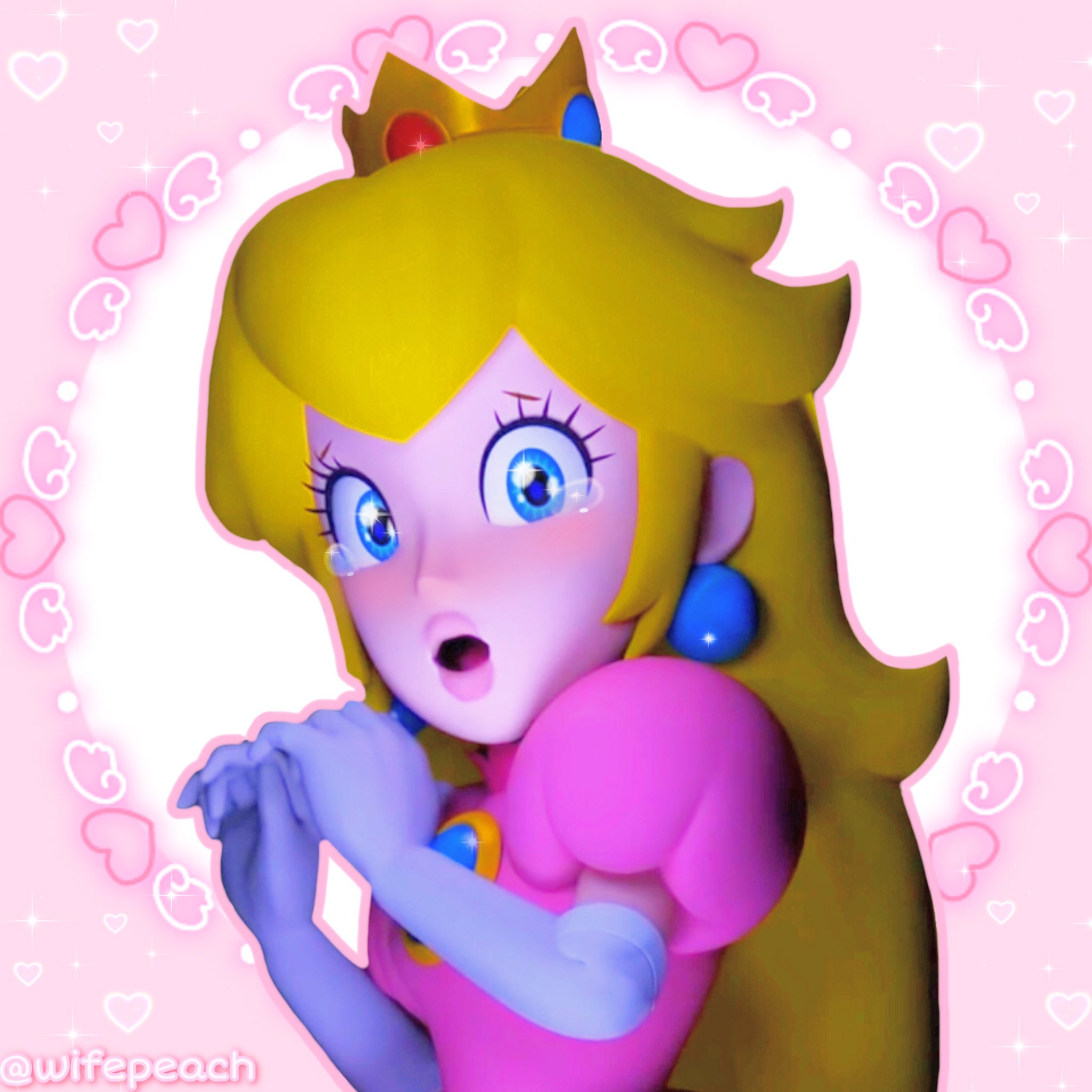 Confused Princess Peach