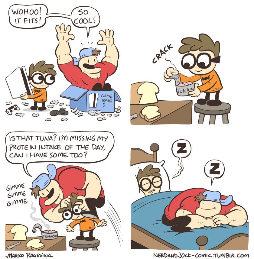 「Nerd ja Jock suomeksi Nerd and Jock in Finnish 」Marko (Nerd and Jock ...
