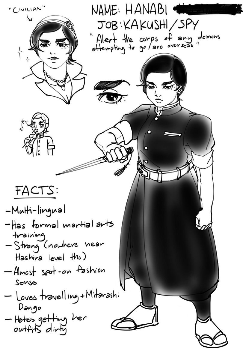 「The OC in question btw I feel like I just need to flesh her ...