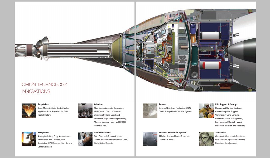 Nasa Orion Cutaway