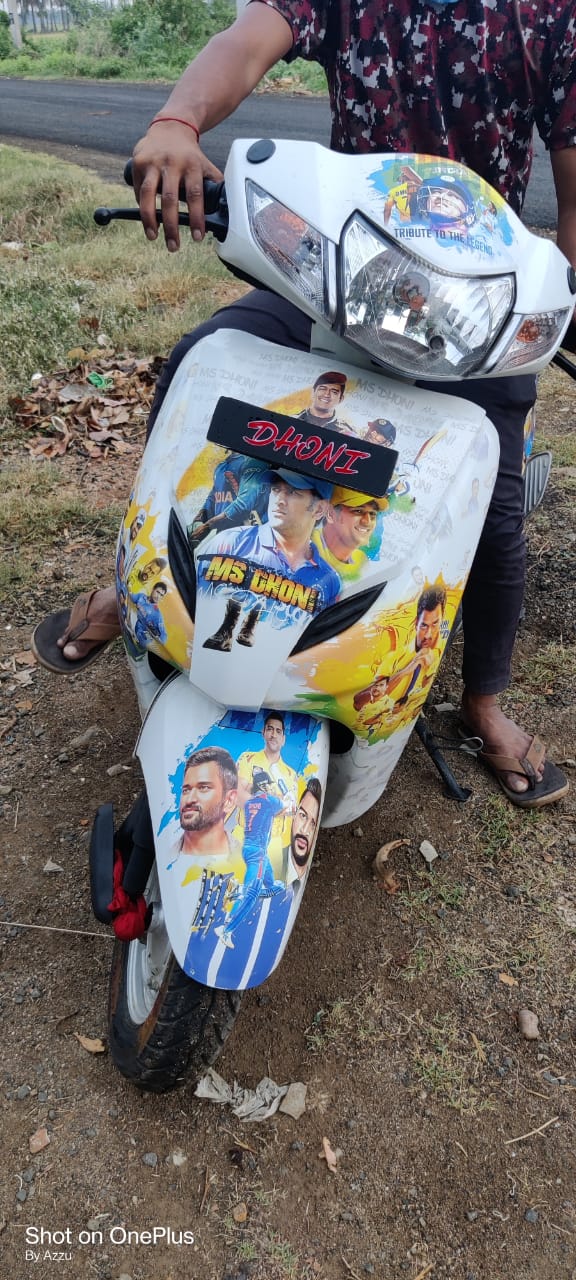 Honda Activa Modified Stickers