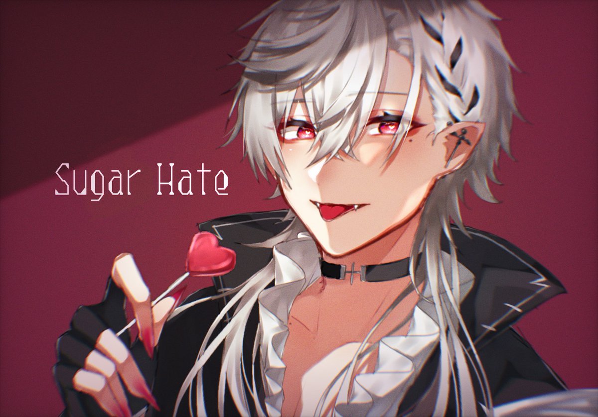 葛葉(にじさんじゲーマーズ) 「#KuzuArt シュガーヘイト最高 ズハrkgk(だった筈) 」|てむのイラスト