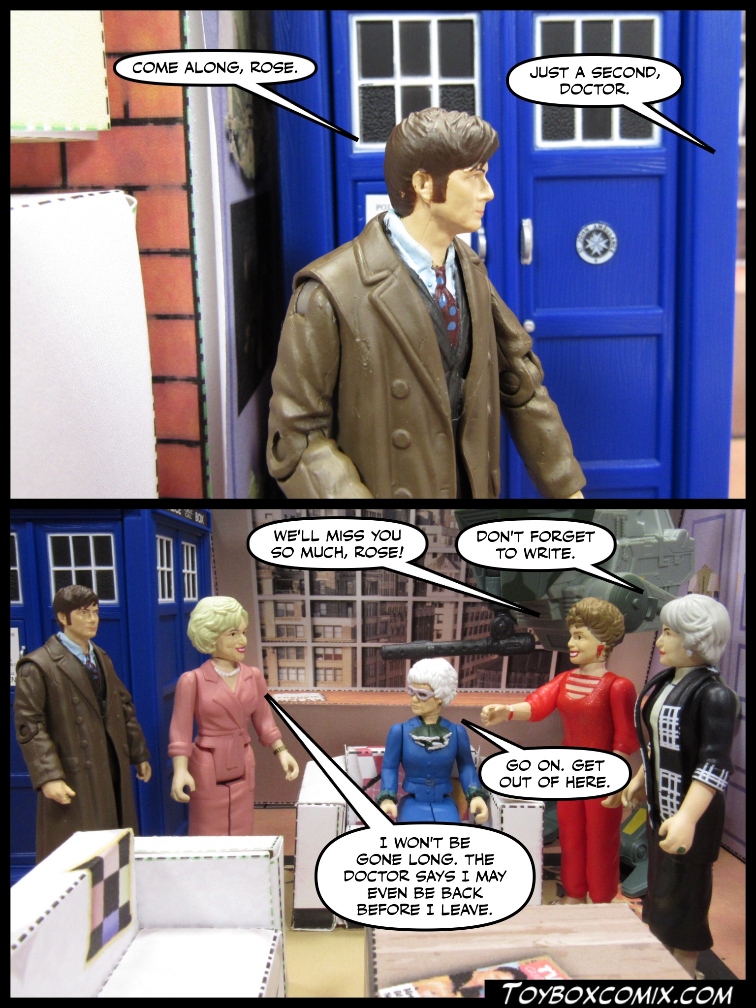 Toy Box Comix (dot com) on Twitter: "Random Repost: The Doctor and Rose https://t.co/VL38MuSl2H ...