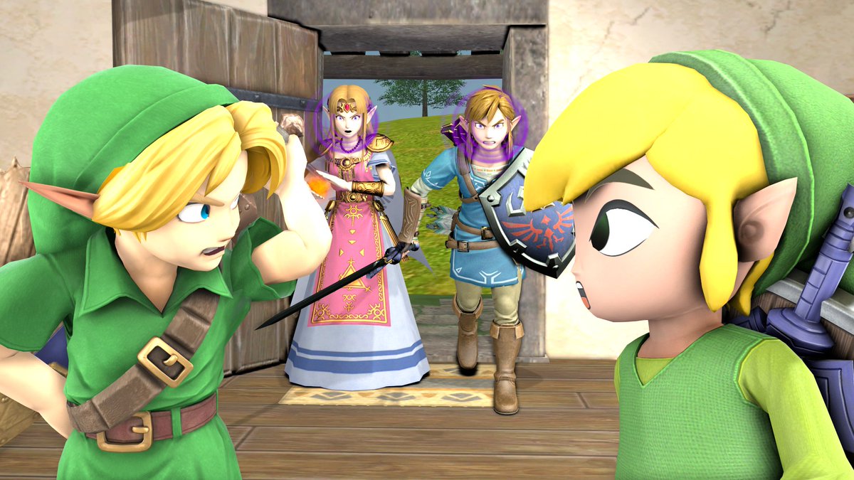 Toon Link Vs Ganondorf