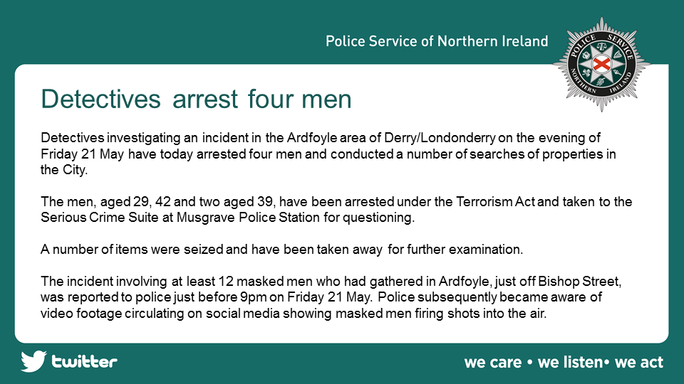 Police Service Ni On Twitter Detectives Investigating Incident In The