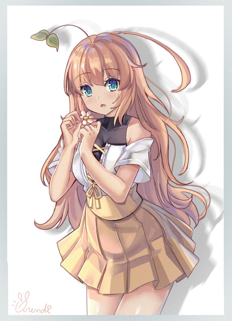 「First time I finish a art trade 🌼 」|Orendi Laran 🍊のイラスト