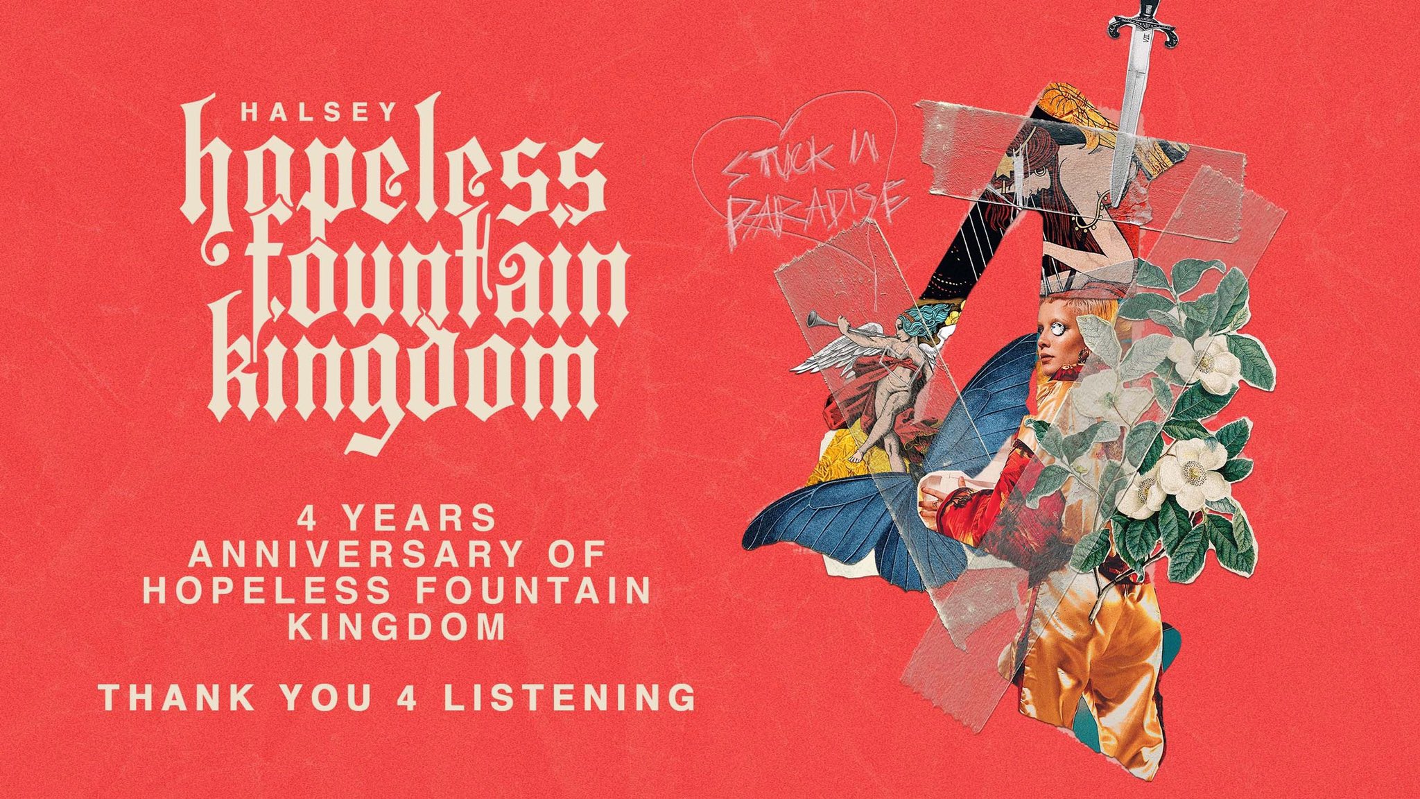 Hopeless Fountain Kingdom Desktop Halsey Signed Album Hopeless