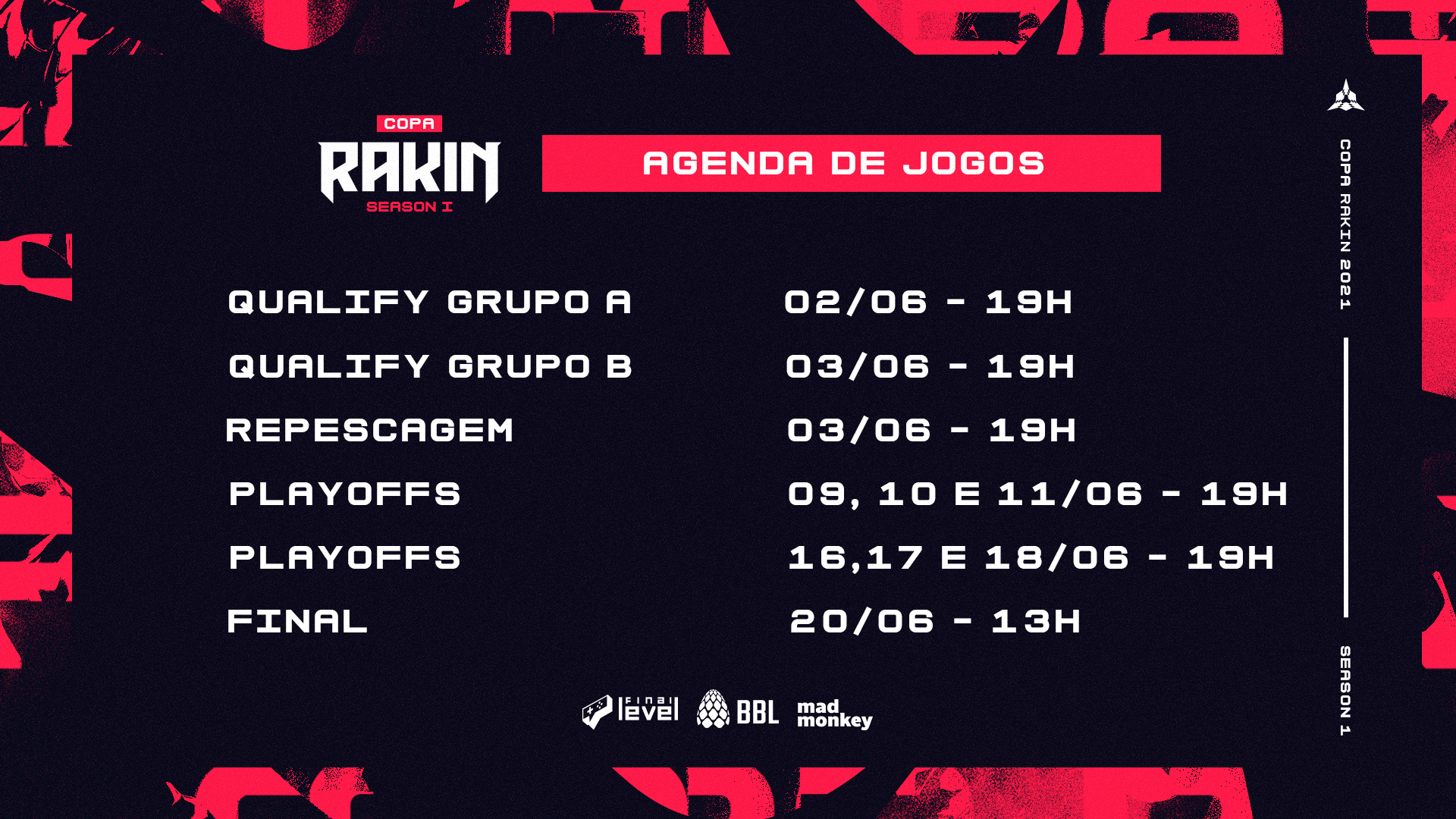 Rafael Knittel on Twitter: "Rapaziada, agora não tem como ninguém se perder, hein! Agenda geral ...